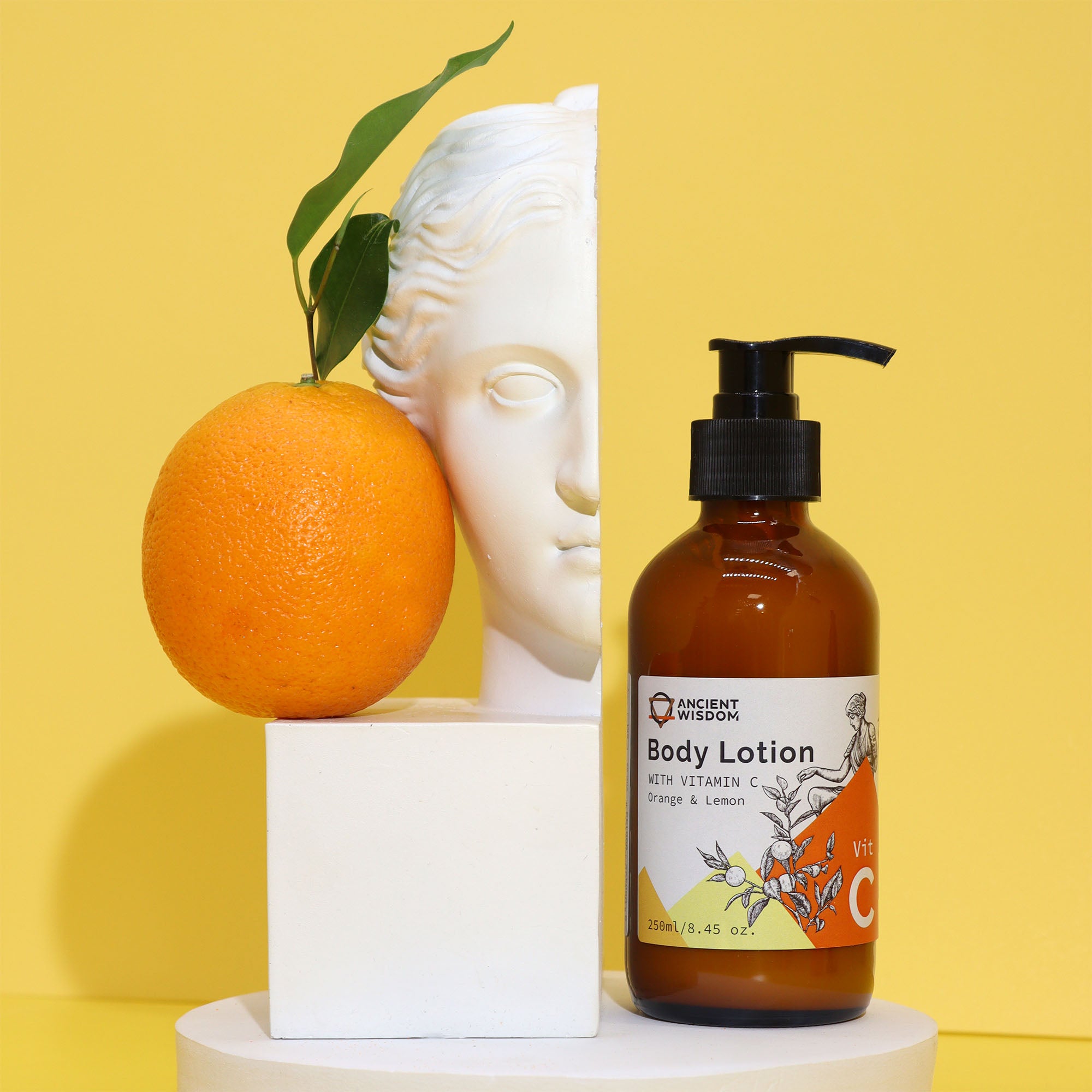 Vitamin C Goddess Body Lotion | Glow Moisturiser | 250ml | Crystal Nest